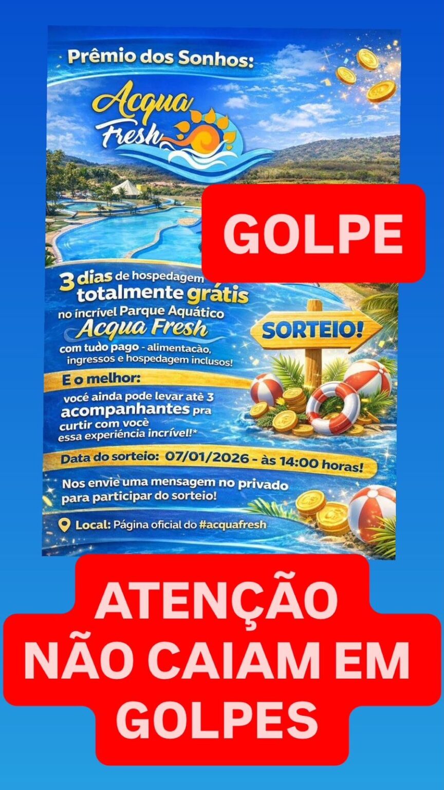 Acqua Fresh alerta sobre uso indevido do nome da empresa em golpes na ...